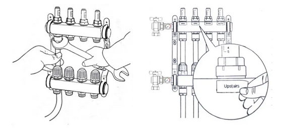 heating circuit distributors for Hot Capillary Tube Mat the capillary ...
